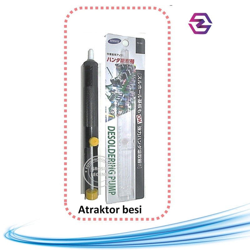 Jual Sedotan timah solder desoldering pump atraktor besi | Shopee Indonesia