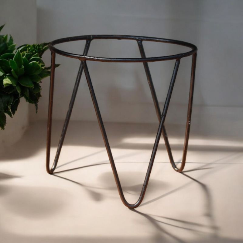 Jual Standing Pot Bunga Minimalis / Tempat Tanaman Bahan Besi Bulat ...