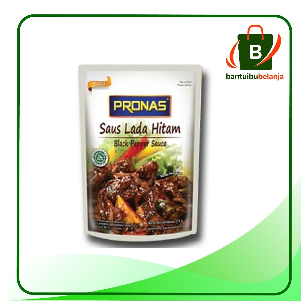 Jual Saus Lada Hitam PRONAS 175 Gr | Shopee Indonesia