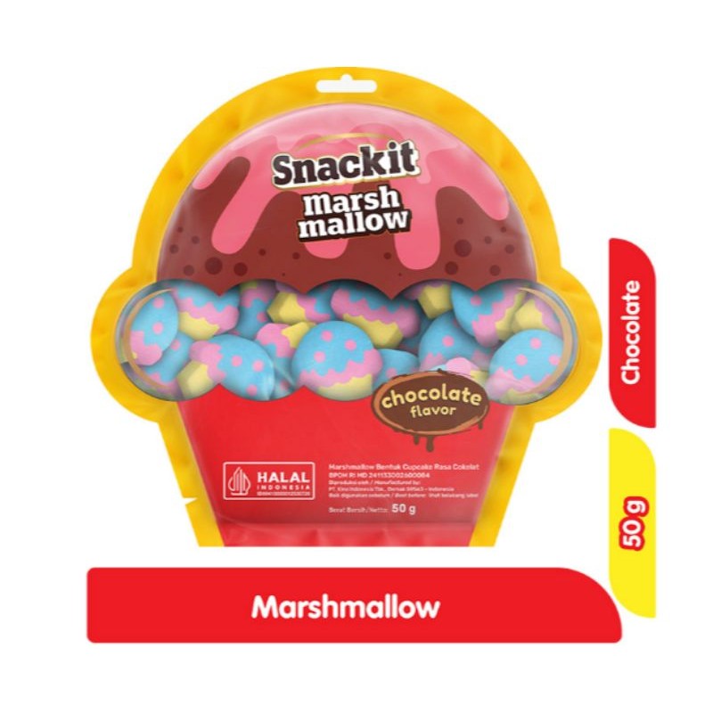 Jual (Desty Shop)Snackit Marshmallow Cupcake Choco 50 g | Shopee Indonesia