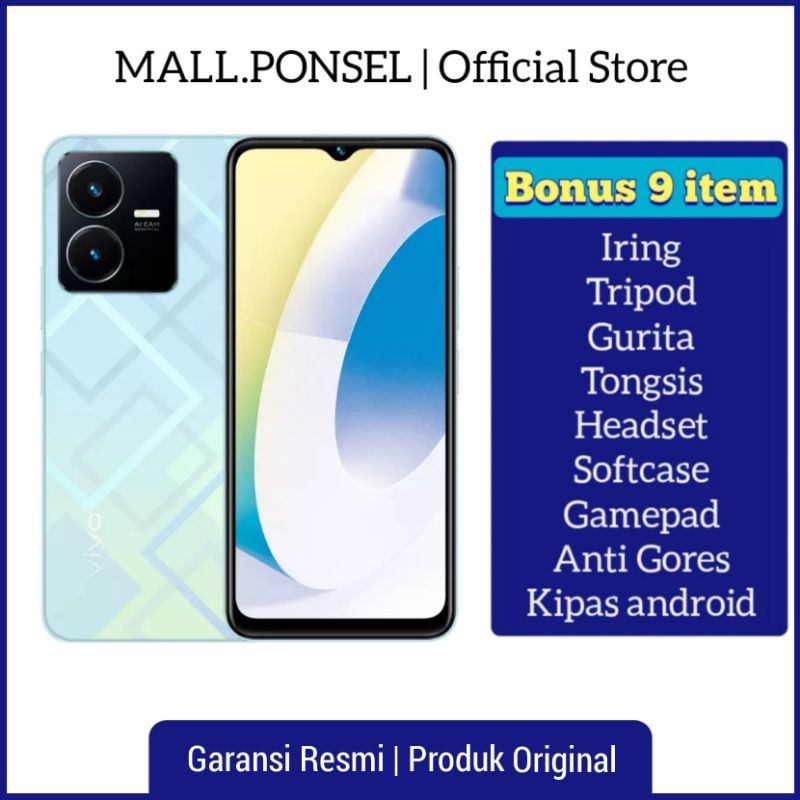 Jual Vivo Y22 Ram 4/64GB + 6/128GB NEW Garansi resmi 1 tahun | Shopee Indonesia