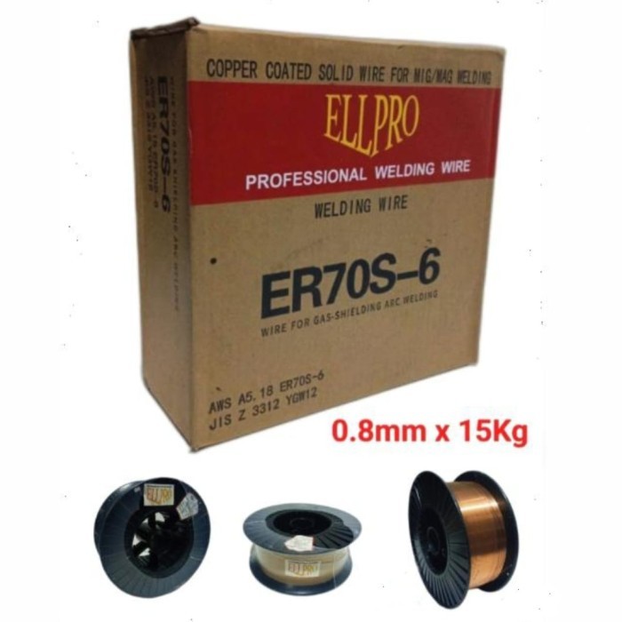 Jual Ready Kawat Las CO Roll/Kawat Las CO2 0.8mm 15 kg setara Artic (Gojek/Grab) | Shopee Indonesia