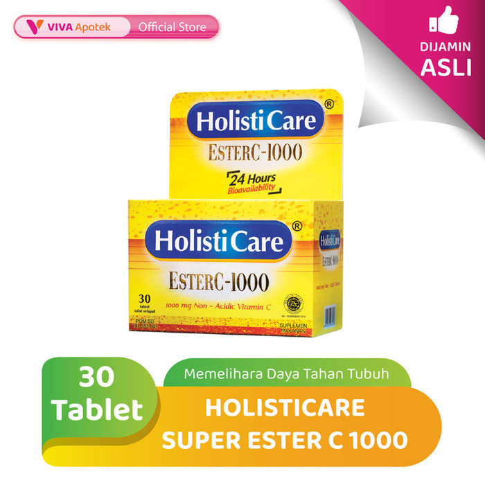 Jual Holisticare Super Ester C 1000 Memelihara Daya Tahan Tubuh (30 ...