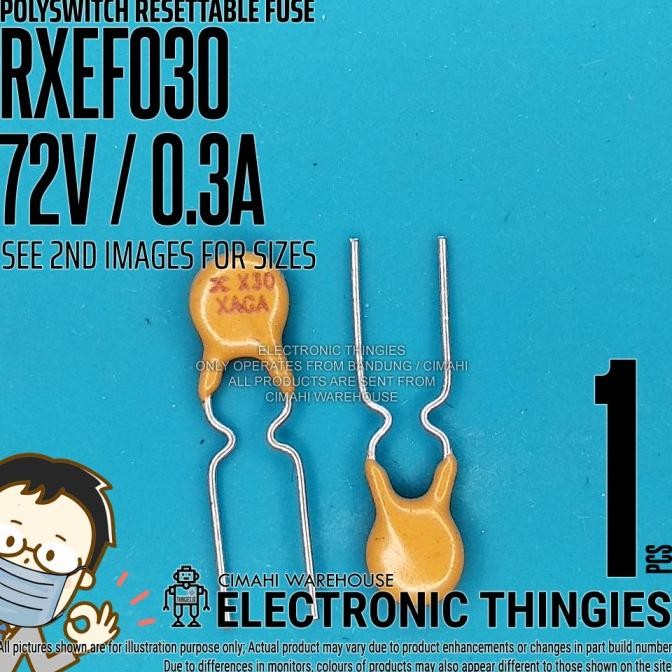 Jual Terbaru (8) RXEF030 72V 0.3A POLYSWITCH POLYFUSE PPTC PTC FUSE ...