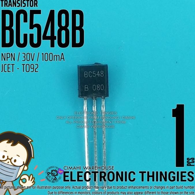 Jual Terbaru (20) BC548B TO92 JCET TRANSISTOR BC548 448 thingie43 Murah ...