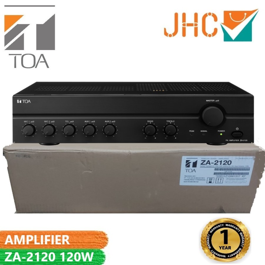 Jual TOA Amplifier ZA-2120 Mixer Amplifier 120 Watt AC/DC ZA2120 | Shopee Indonesia