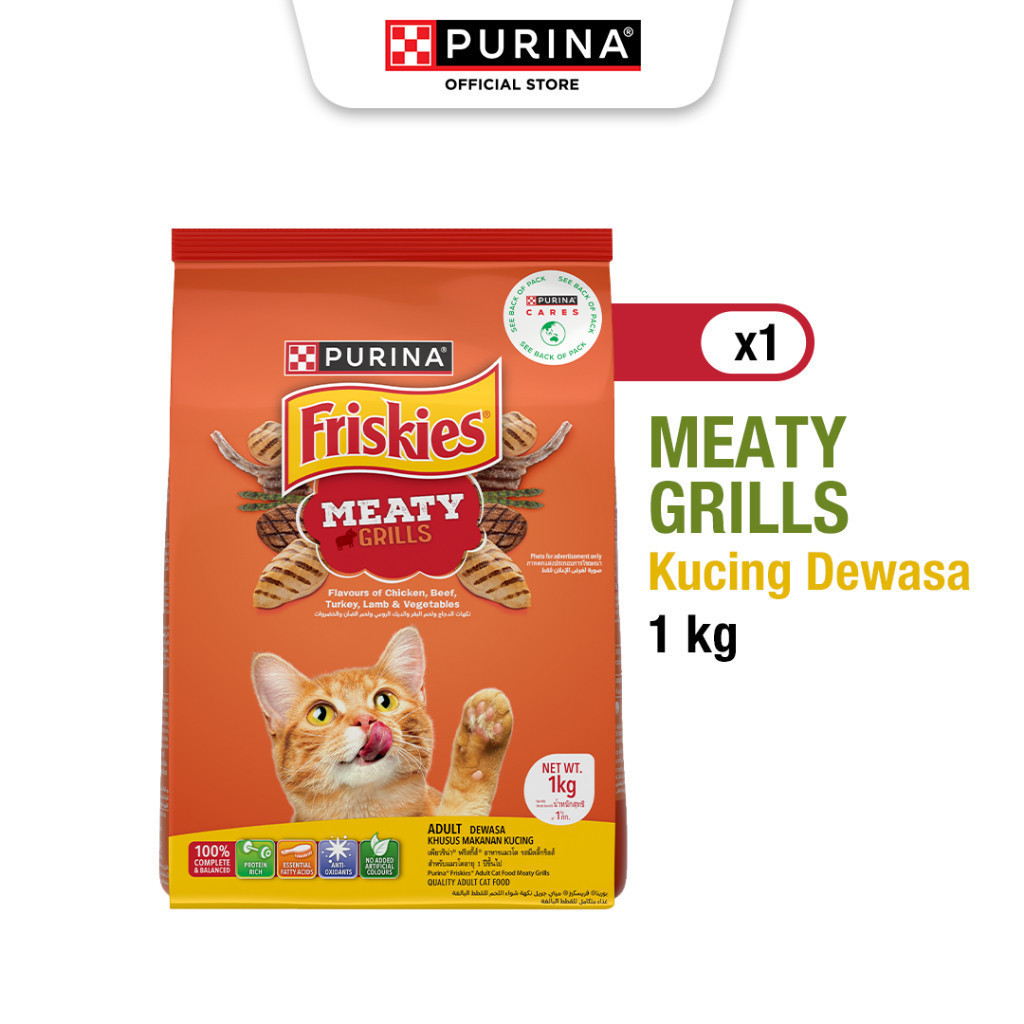 Jual FRISKIES Adult Meaty Grills Makanan Kucing Dewasa Kering 1kg ... Jual FRISKIES Adult Meaty Grills Makanan Kucing Dewasa Kering 1kg ...