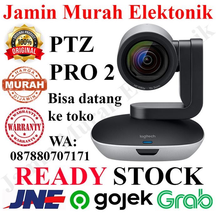 Jual LOGITECH PTZ PRO 2 WEBCAM VIDEO CONFERENCE CAMERA 1080P HD ...