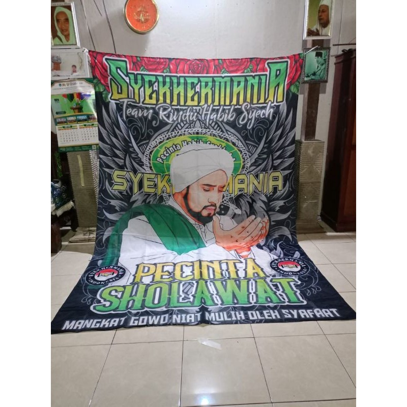 Jual BENDERA SYEKHER MANIA UKURAN 6X3 METER | Shopee Indonesia