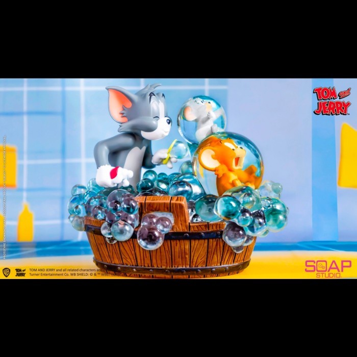 Jual Soap Studio Tom And Jerry Bath Time Figure Statue CA124 | Shopee ...