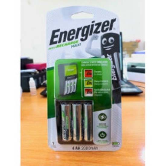 Jual Baterai Charger Energizer Maxi / Battery Recharge AA 2000mAh isi 4 Pcs | Shopee Indonesia