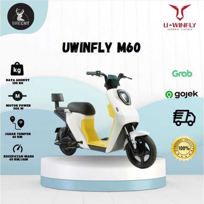 Jual Sepeda Listrik Uwinfly Electric Bike M60 New Series | Shopee Indonesia