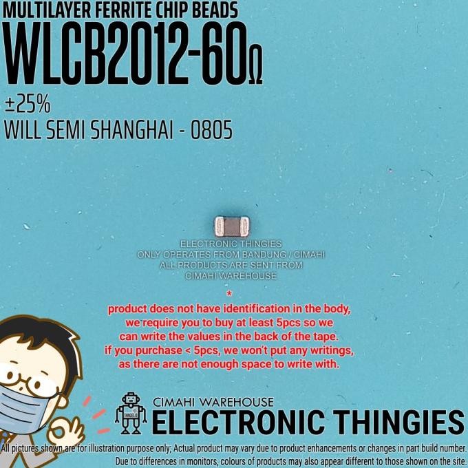 Jual Terbaru (20) WLCB2012-60 FERRITE CHIP BEAD 0805 60 OHM INDUCTOR ...
