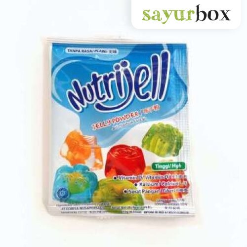 Jual Nutrijell Jelly Powder Plain 15 gram Sayurbox | Shopee Indonesia
