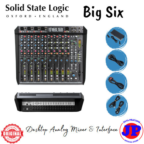 Jual SSL Big Six Desktop Analog Mixer & Interface Solid State Logic | Shopee Indonesia