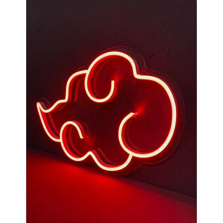 Jual Viral Lampu Neon Sign / Neon Flex Logo Awan Akatsuki Eh76 | Shopee ...