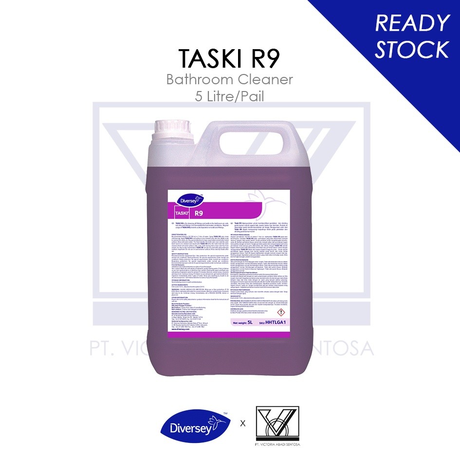 Jual Diversey TASKI R9 - Bathroom Cleaner (Pembersih Kerak Lantai ...