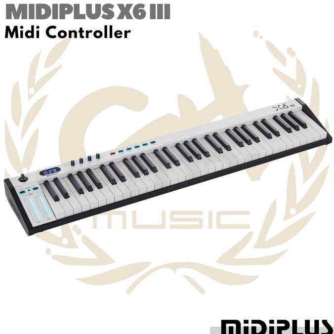 Jual Midiplus X6 Iii 61 Keys Semi Weighted Usb Midi Controller ...