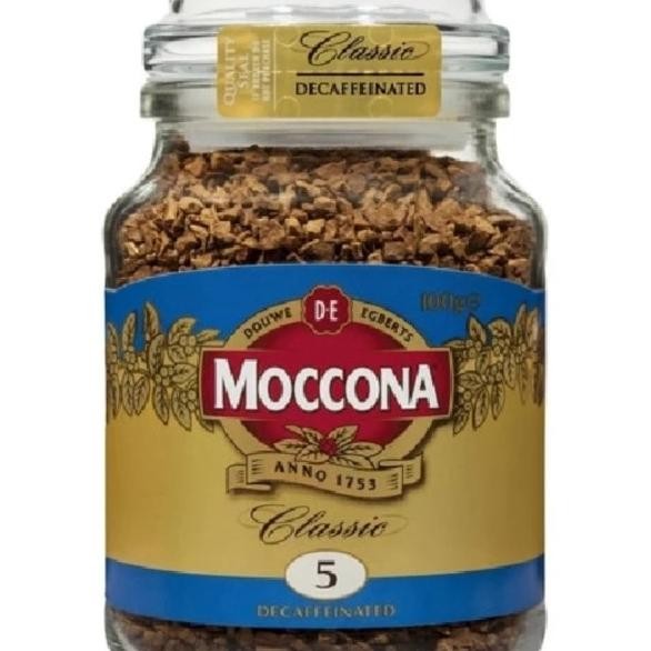 Jual Moccona Classic Decaffeinated Freeze Dried Instant Coffee Kopi ...