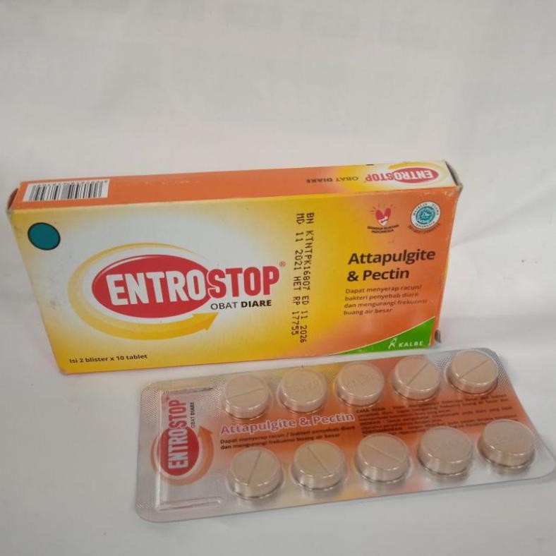 Jual ENTROSTOP OBAT DIARE 10 TABLET - CUCI GUDANG | Shopee Indonesia