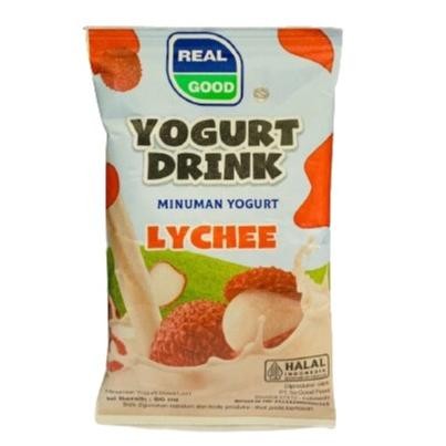 Jual Real Good Yogurt Drink Bantal 80ml Yogurt Drink Lychee Blueberry ...
