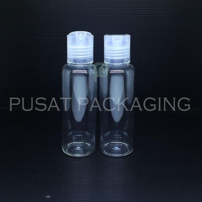 Jual Botol Presstop 250ml Bening / Botol Disctop 250 ml Botol Pushtop 250ML | Shopee Indonesia