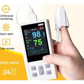 Jual Handheld Digital Pulse Oximeter Oxymeter Bayi Dewasa Helth ...