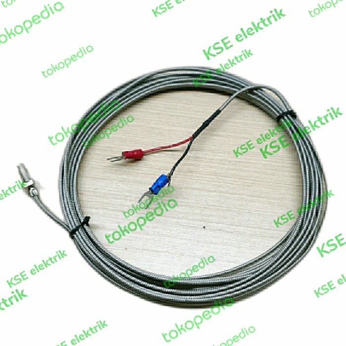 Jual Populer Sensor Panas Thermocouple Screw M6 Type K(Ca) Panjang ...