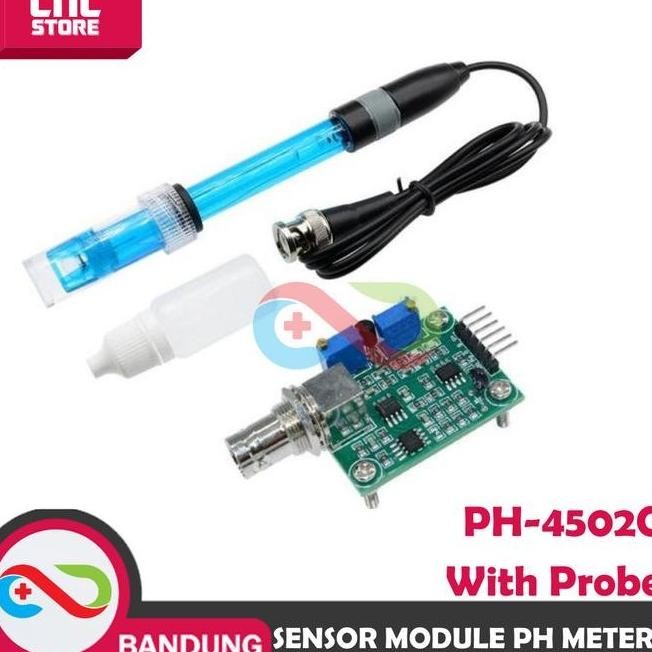 Jual Best Sensor Ph Meter Module Ph-4502C With Probe Electrode For ...