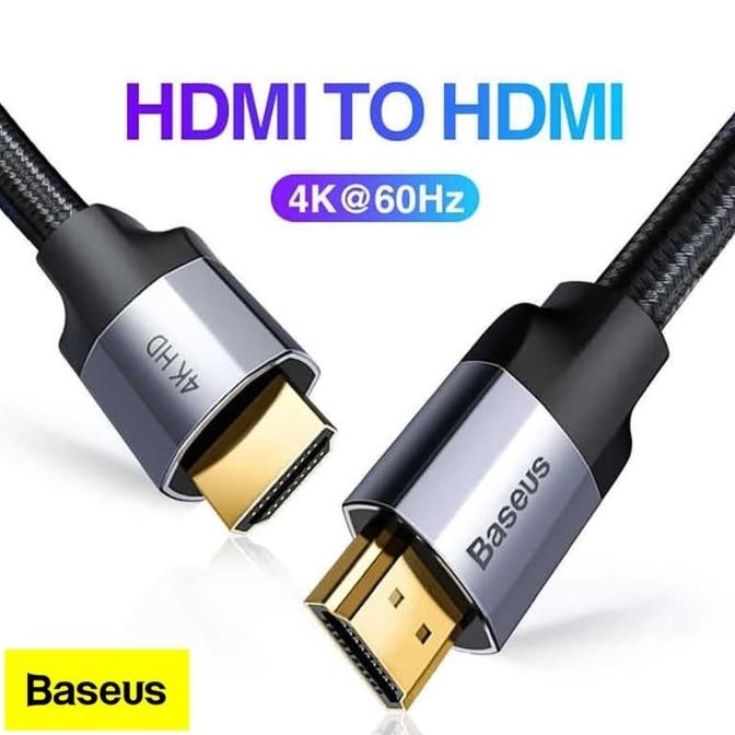 Jual Kabel Hdmi To Hdmi 4K Full Hd Baseus Cable Projector Tv Home ...