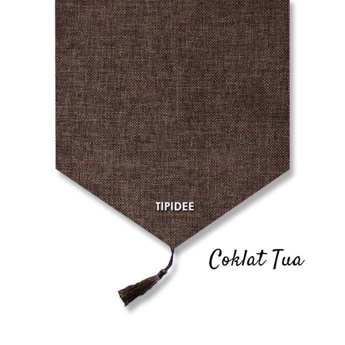 Jual TIPIDEE - Taplak Meja / Table Runner Premium Polos | Shopee Indonesia