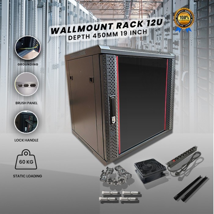 Jual Dijual!! Wallmount Rack 12U / Rack Server 12U / Rak 12U | Shopee ...