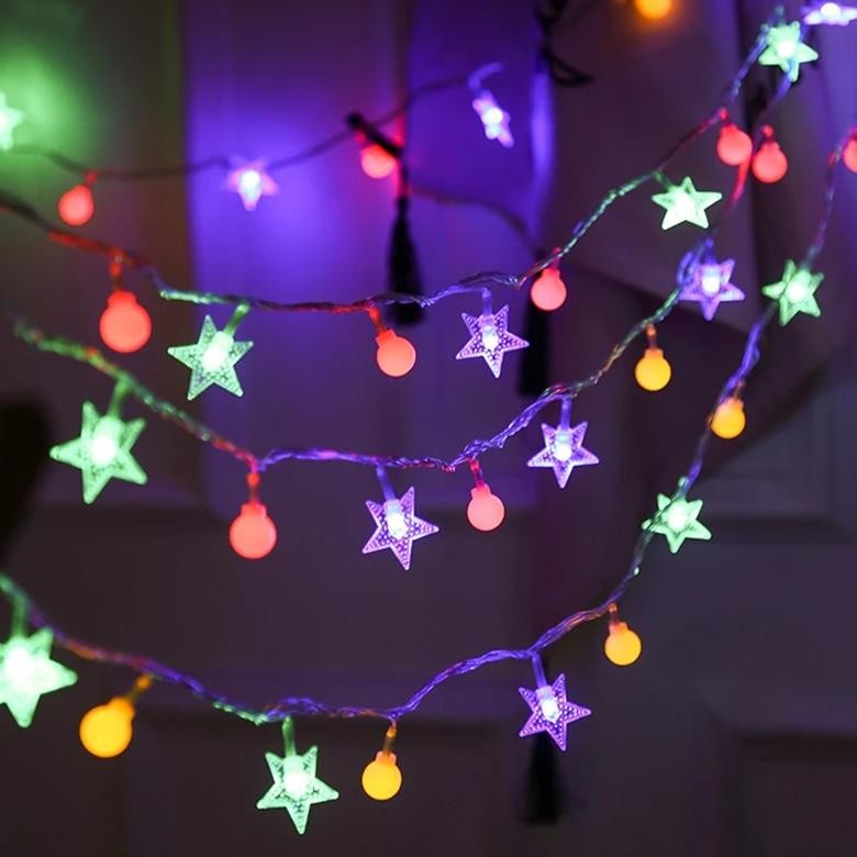 Jual ORIGINAL 2024 Lampu Hias 17 Agustusan Lampu LED Hiasan 10 Meter ...