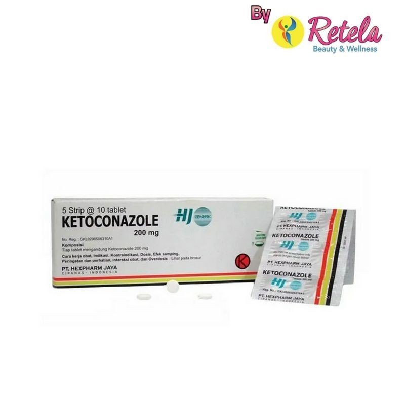 Jual KETOCONAZOLE 200MG 1 STRIP 10 TABLET (Gen-Promed) | Shopee Indonesia