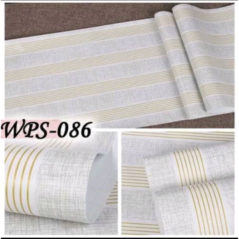 Jual Wallpaper Dinding Sticker Motif Garis Emas 8m x 45cm | Shopee Indonesia