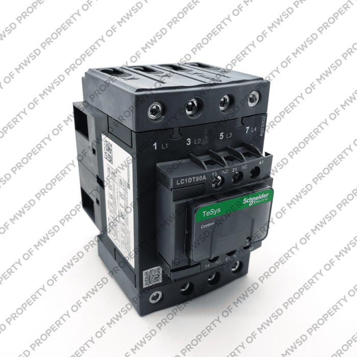 Jual SCHNEIDER CONTACTOR 4P 80A AC1 4NO KONTAK BANTU 1NO 1NC LC1DT80AM7 ...