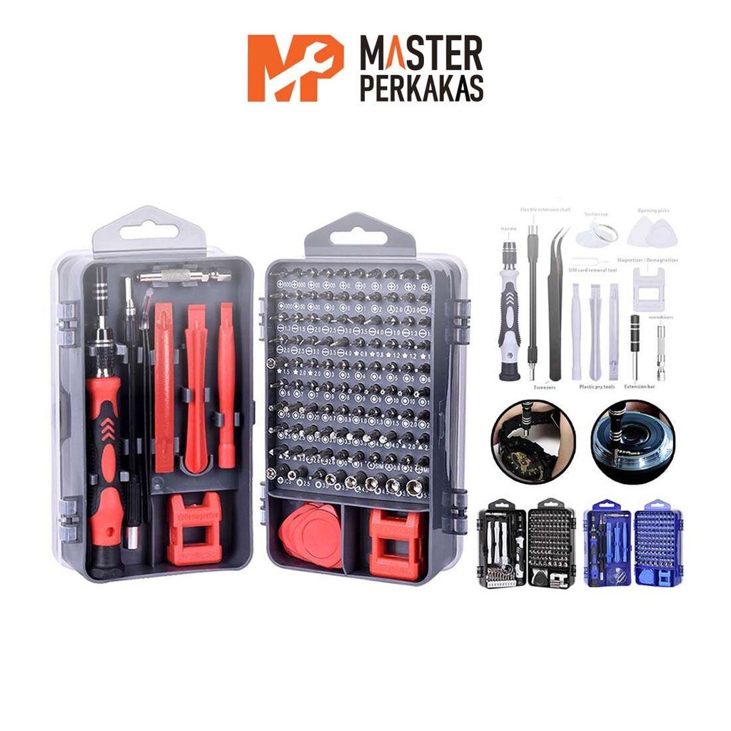 Jual Obeng Set 115 in 1 MP / Multifungsi Alat Bongkar Hp Smartphone ...