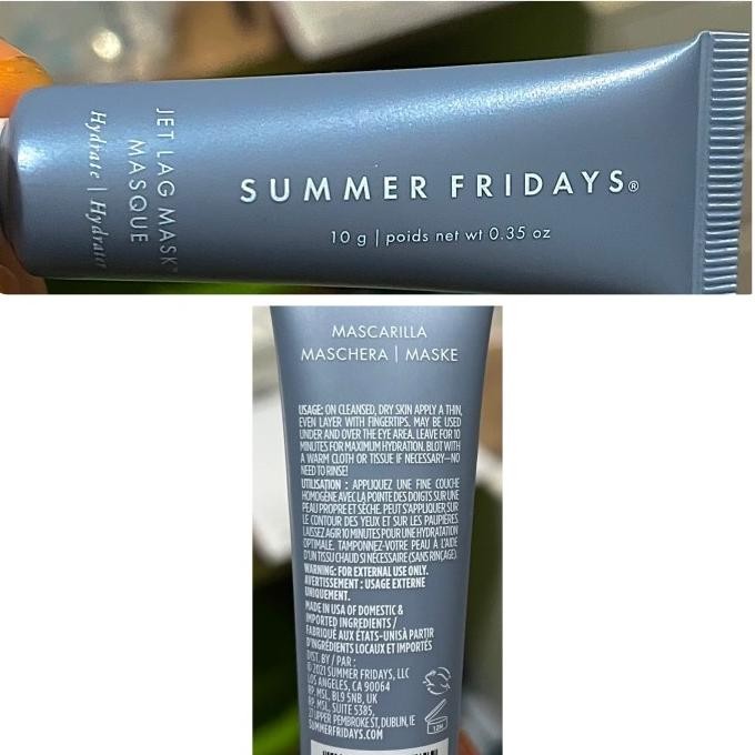 Jual Summer Fridays Summer Friday Jet Lag Mask sample travel size ...