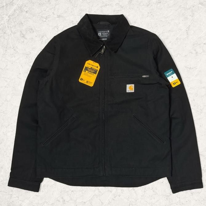 Jual Harga Promo Carhartt 103828 - Detroit Jacket - Blanket Lined Black | Shopee Indonesia