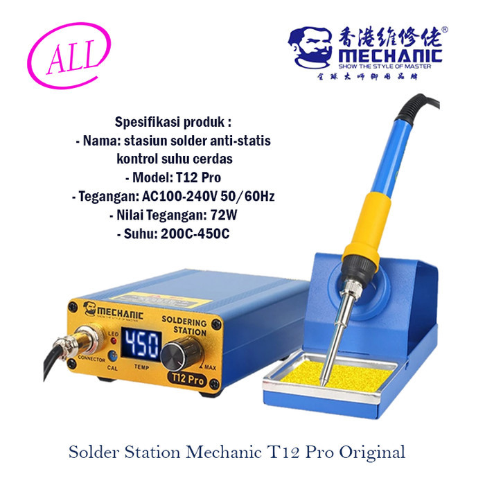 Jual SOLDER STATION MECHANIC T12 PRO ORIGINAL | Shopee Indonesia
