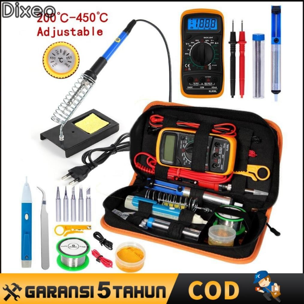 Jual [NEW] Set Solder Listrik Lengkap dengan Multimeter Iron Tool Kit ...