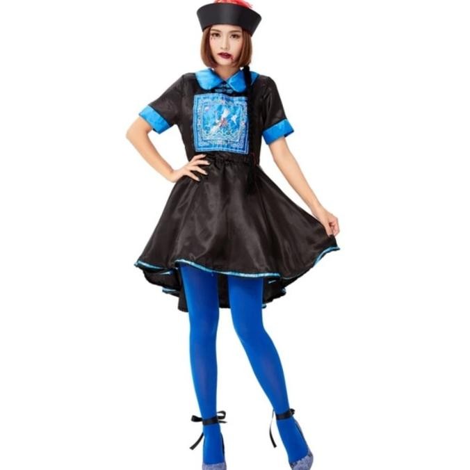 Jual oiu Ancient Chinese Ghost Halloween Costume Adult China Zombie ...