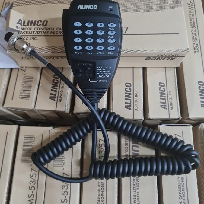 Jual Alinco EMS-57 MIC RIG DR-135 NEW EXTRA HAND MIC RADIO DR135 EMS57 | Shopee Indonesia