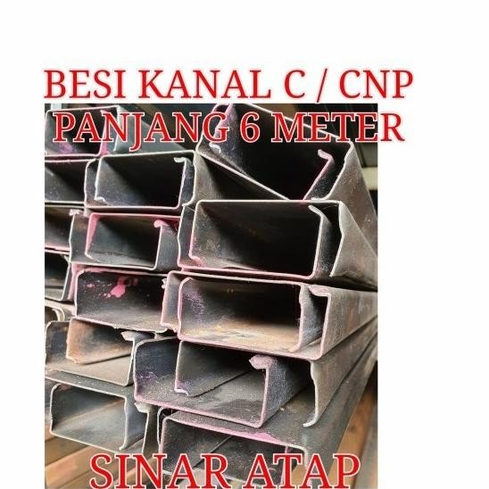 Jual Besi Cnp / Kanal C 150 Tinggi 4Cm Tebal 2Mm Full Panjang 6 M ...