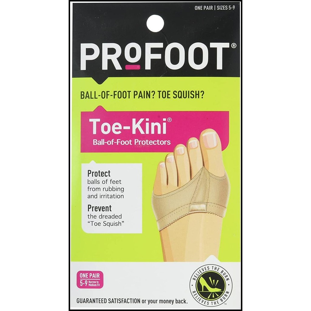 Jual Profoot Toe-Kini Ball-Of-Foot Protectors, Sizes 5-9, 1 Pair ...