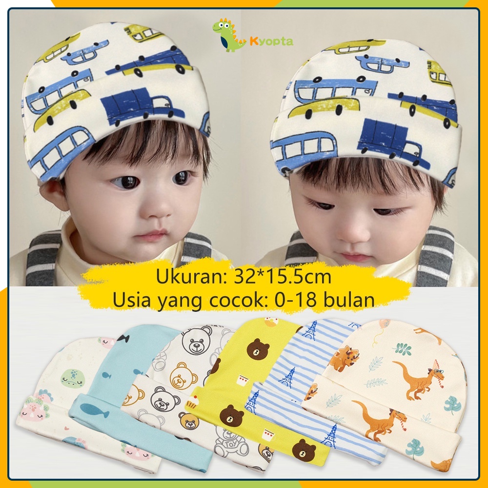 Jual Kyopta Kupluk topi bayi 0-18 bulan Kupluk bayi katun lembut ...