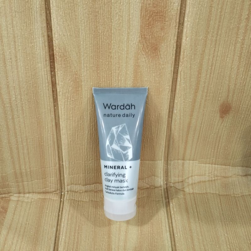 Jual Wardah nature daily mineral clarifying clay mask 60ml | Shopee ...