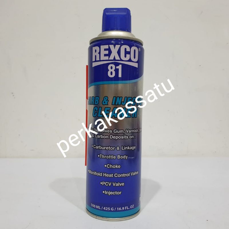 Jual REXCO 81 CARB & INJECTION CLEANER 500 ML KARBURATOR REXCO81 500ML ...