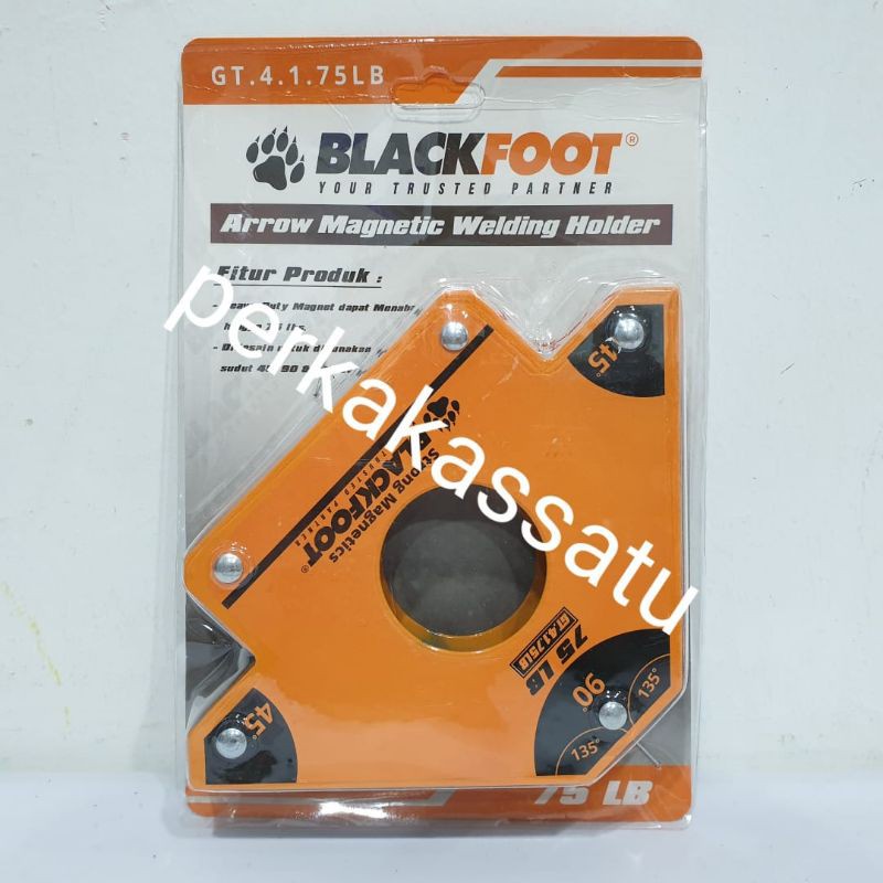 Jual SIKU LAS MAGNET 5" BLACKFOOT MAGNETIC WELDING HOLDER 5 INCI INCH ...