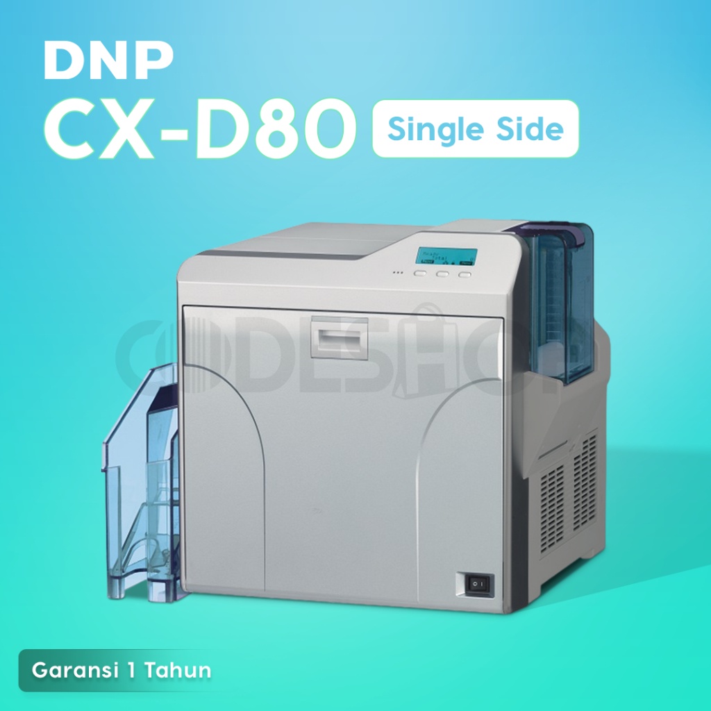 Jual Printer ID Card DNP CX-D80 SR Cetak Kartu PVC Single Side Satu ...